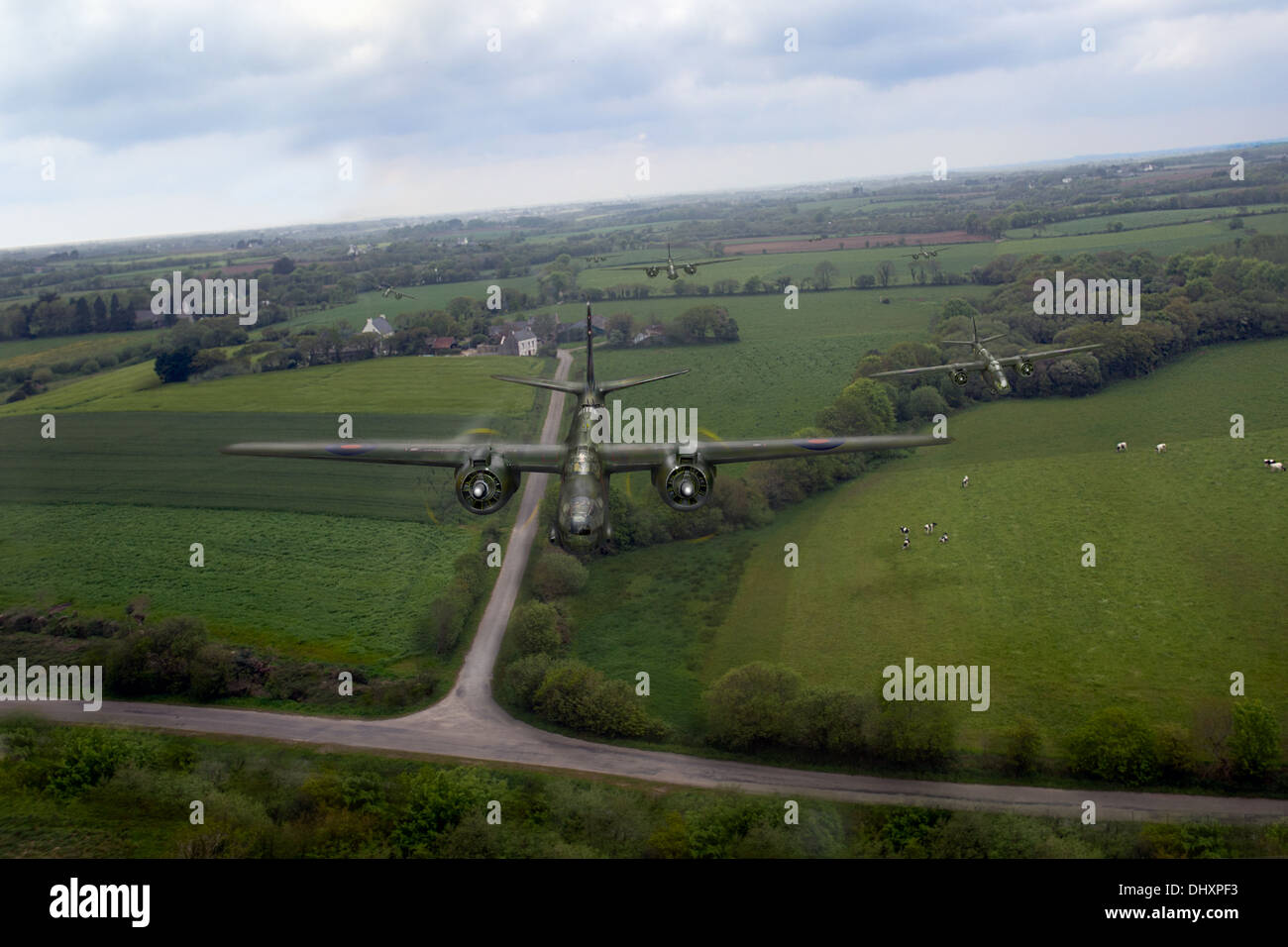 Eight RAF Douglas Boston light bombers from No 342 (Free French ...