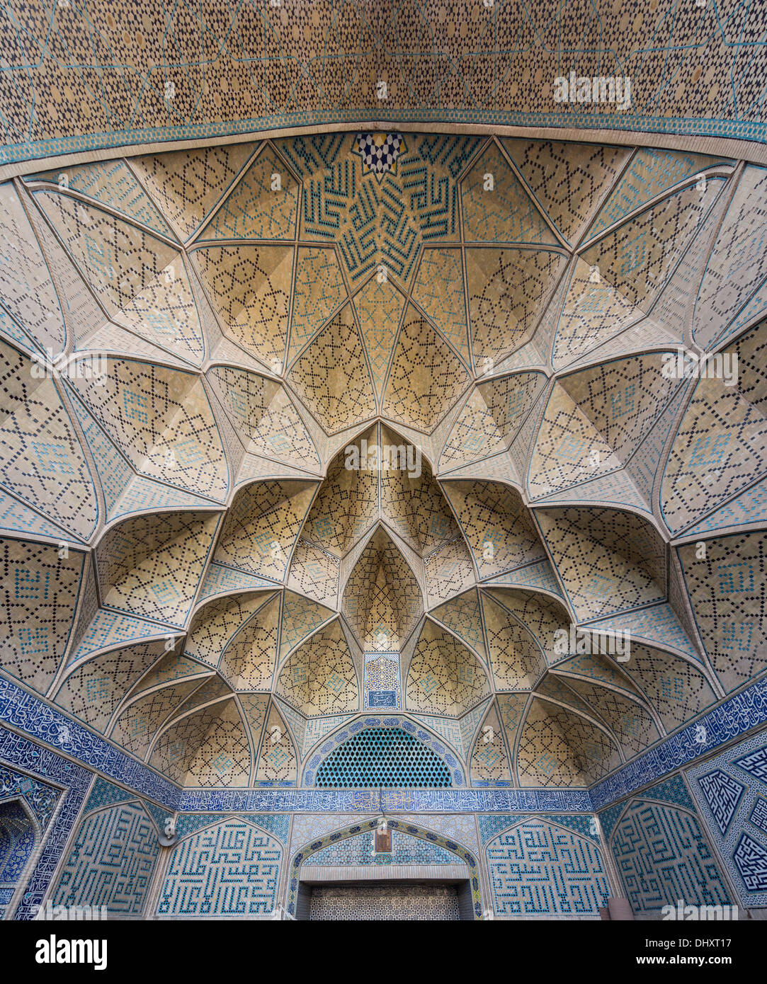 interior of west iwan, Friday mosque, Isfahan, Iran Stock Photo - Alamy