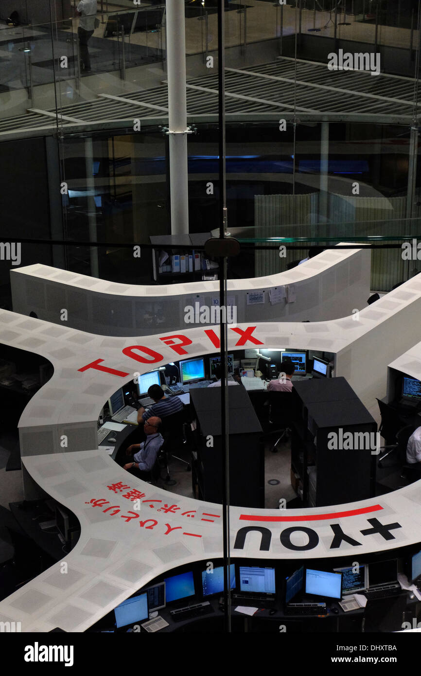 Tokyo Stock Exchange, TOPIX Stock Photo - Alamy