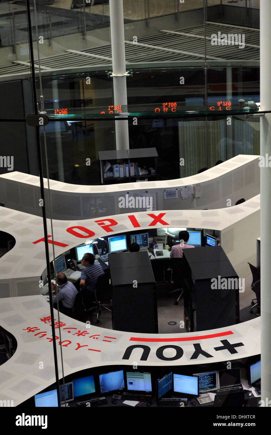 Tokyo Stock Exchange, TOPIX Stock Photo - Alamy