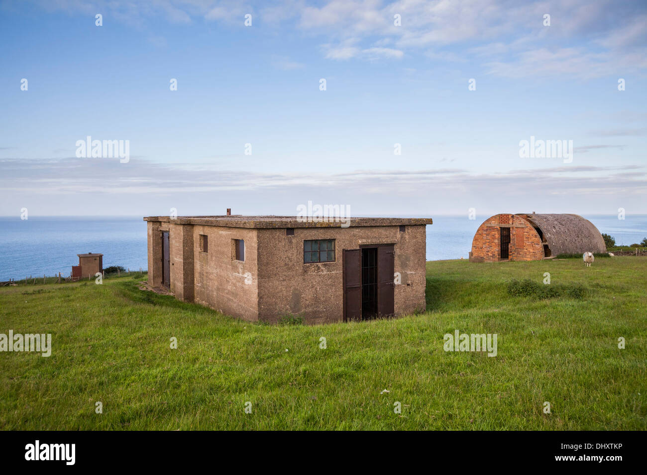 WW2 Radar station near Ravenscar, North Yorkshire Stock Photo - Alamy