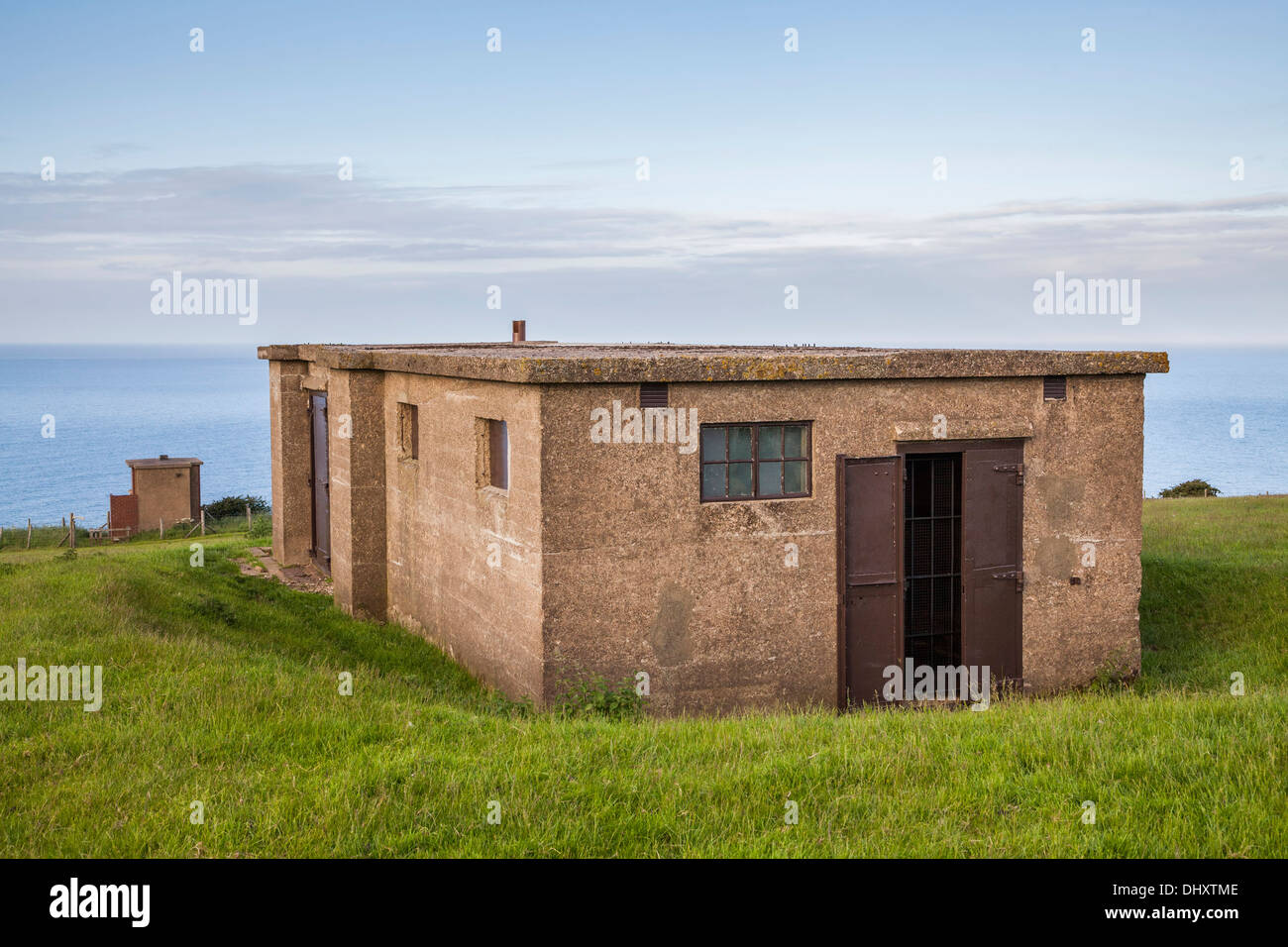 WW2 Radar station near Ravenscar, North Yorkshire Stock Photo - Alamy
