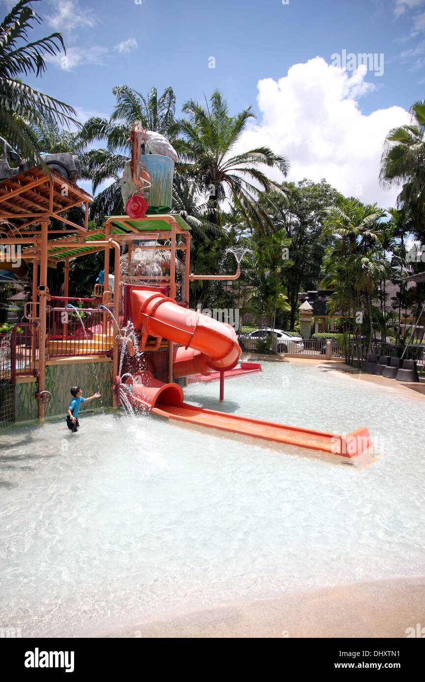 Summer fun pools slides hi-res stock photography and images - Alamy