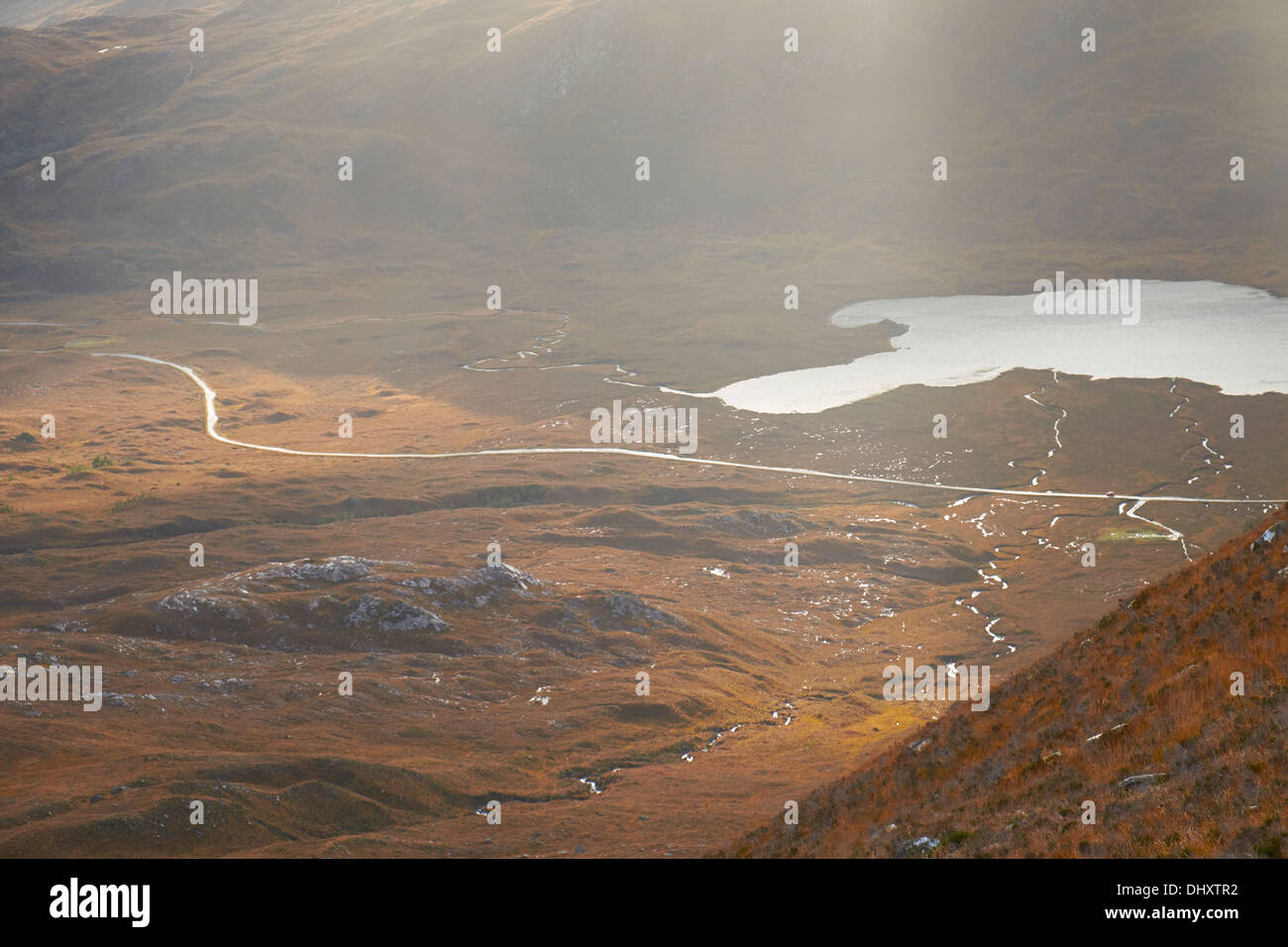 Aerial view scottish loch hi-res stock photography and images - Alamy