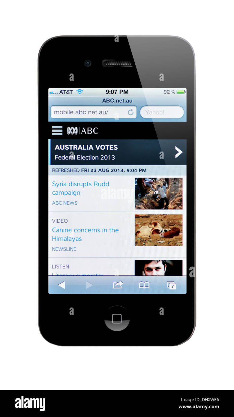 News iphone Cut Out Stock Images & Pictures - Alamy