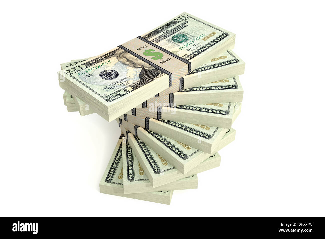 20 Dollar Bills Stock Photo - Alamy