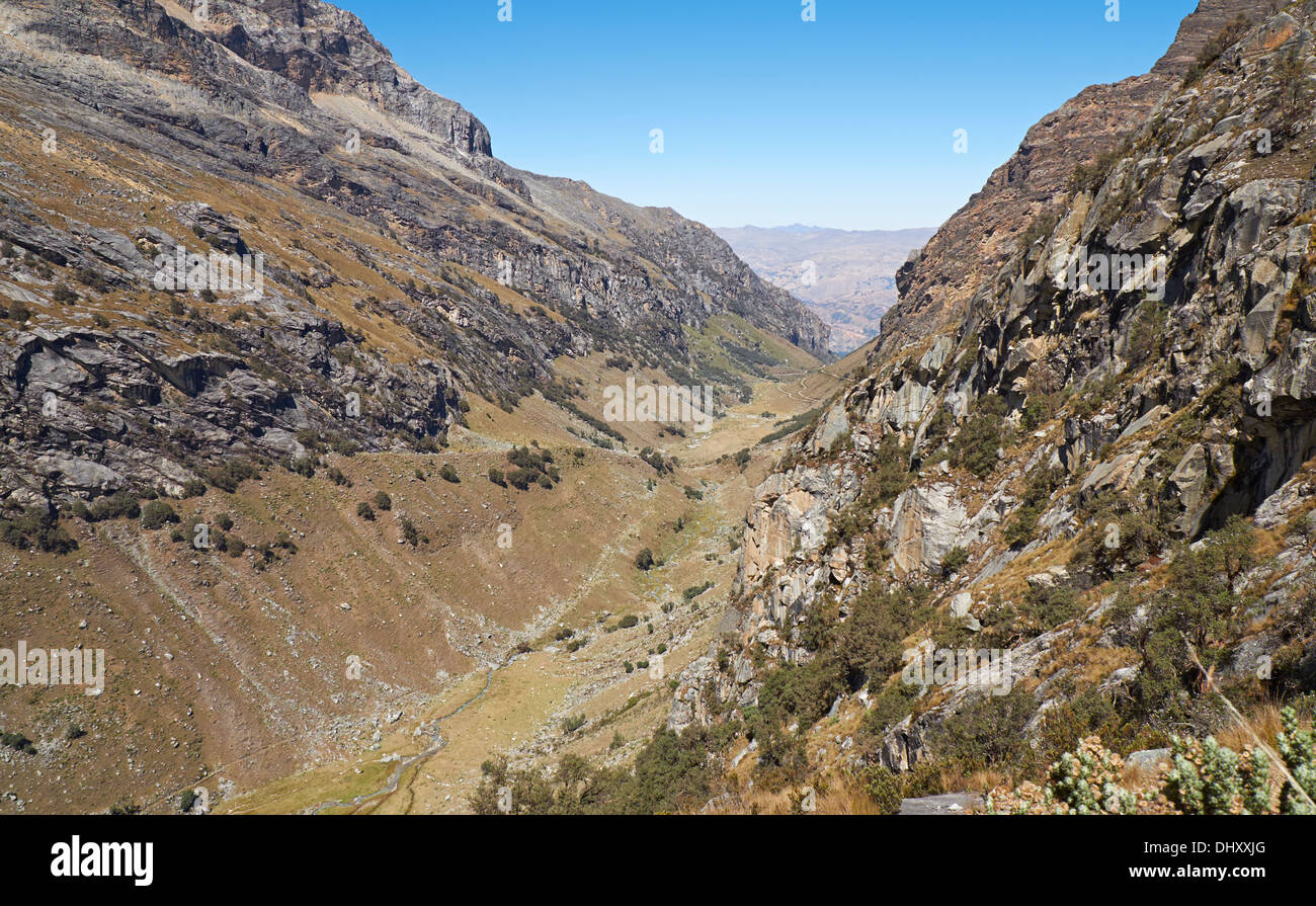Llaca Laguna in the Peruvian Andes, South America Stock Photo - Alamy