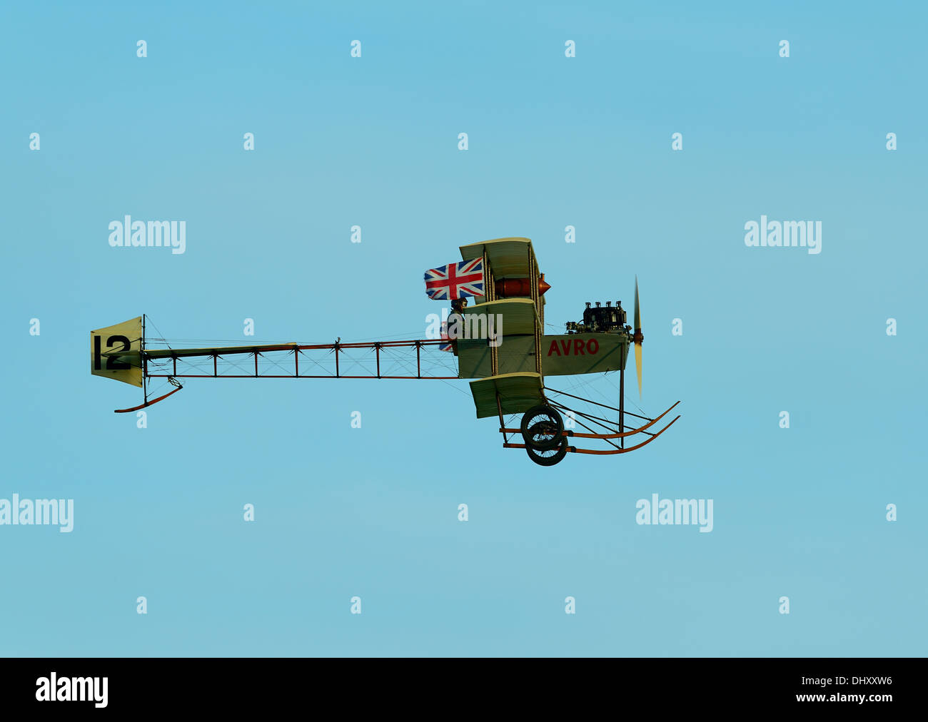 Avro Triplane,that featured in the film'Those magnificent men and their ...