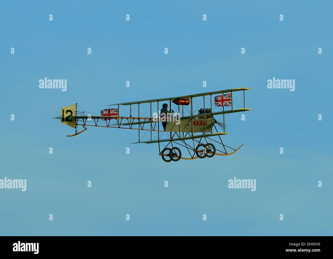 Avro Triplane,that featured in the film'Those magnificent men and their ...