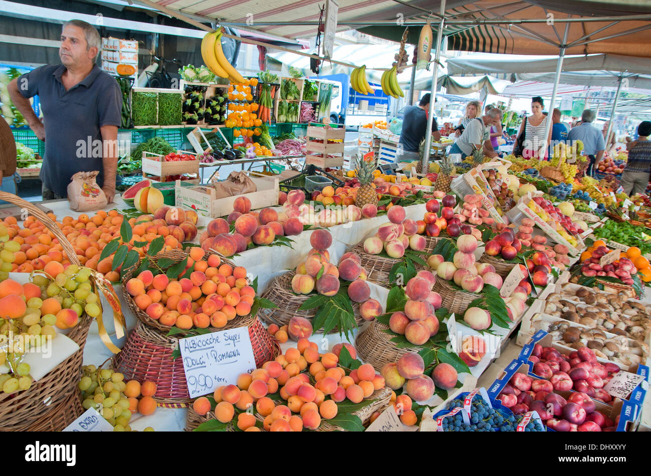 At the Fruit Market Stock Photo - Alamy