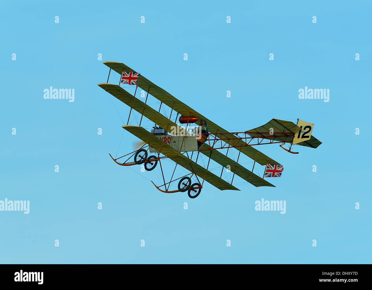 Avro Triplane,that featured in the film'Those magnificent men and their ...