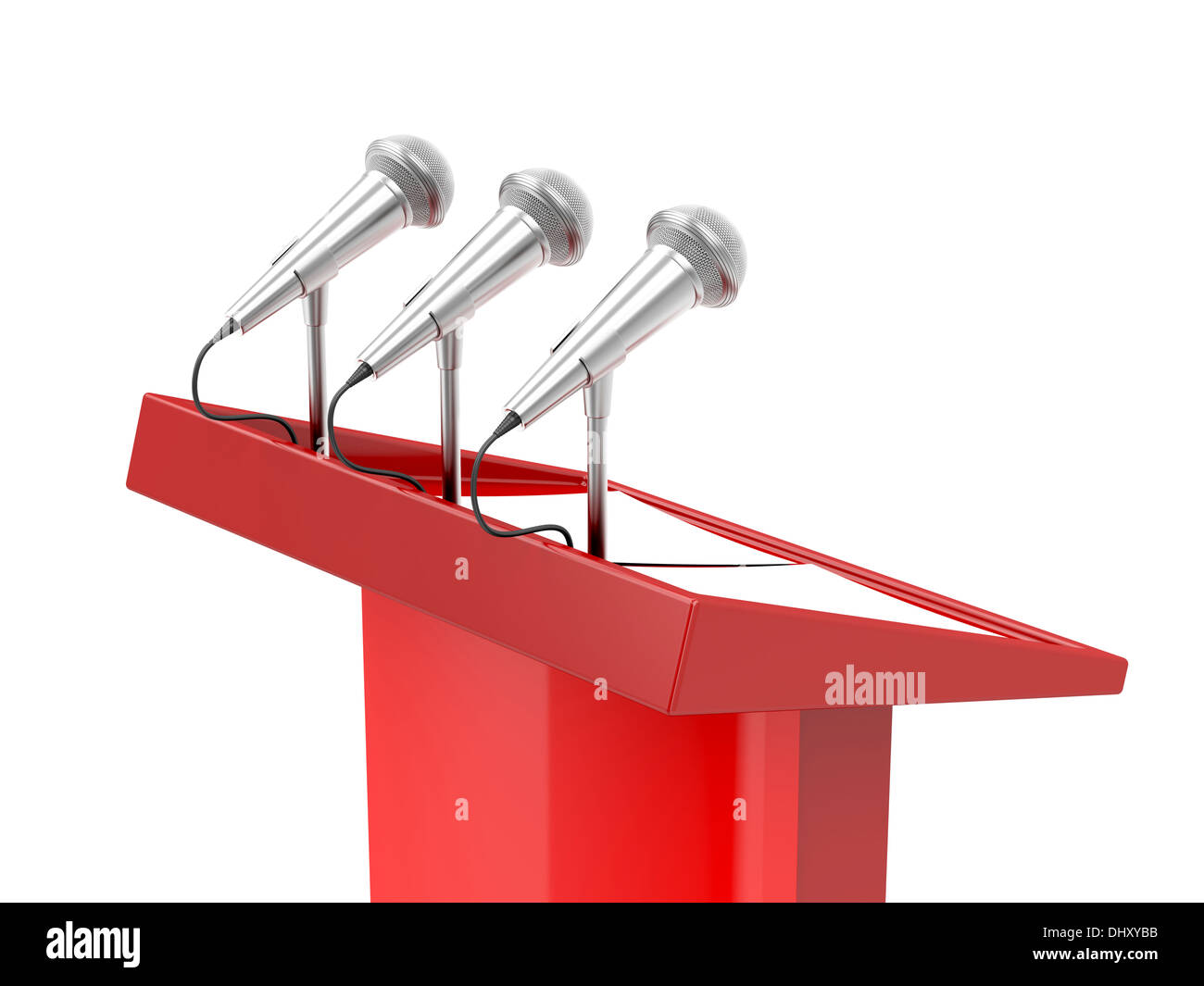 Rostrum microphones hi-res stock photography and images - Alamy