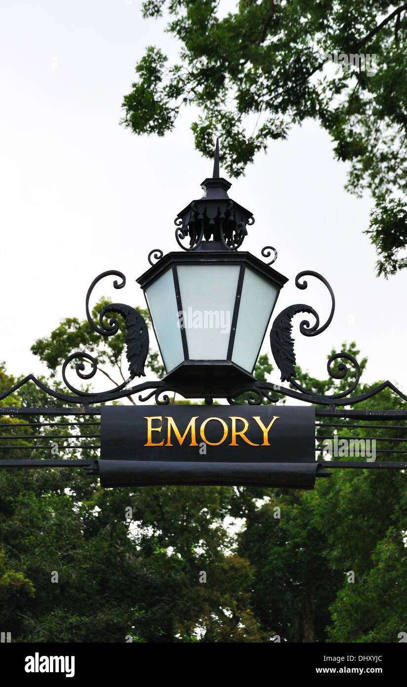 Emory university entrance hi-res stock photography and images - Alamy