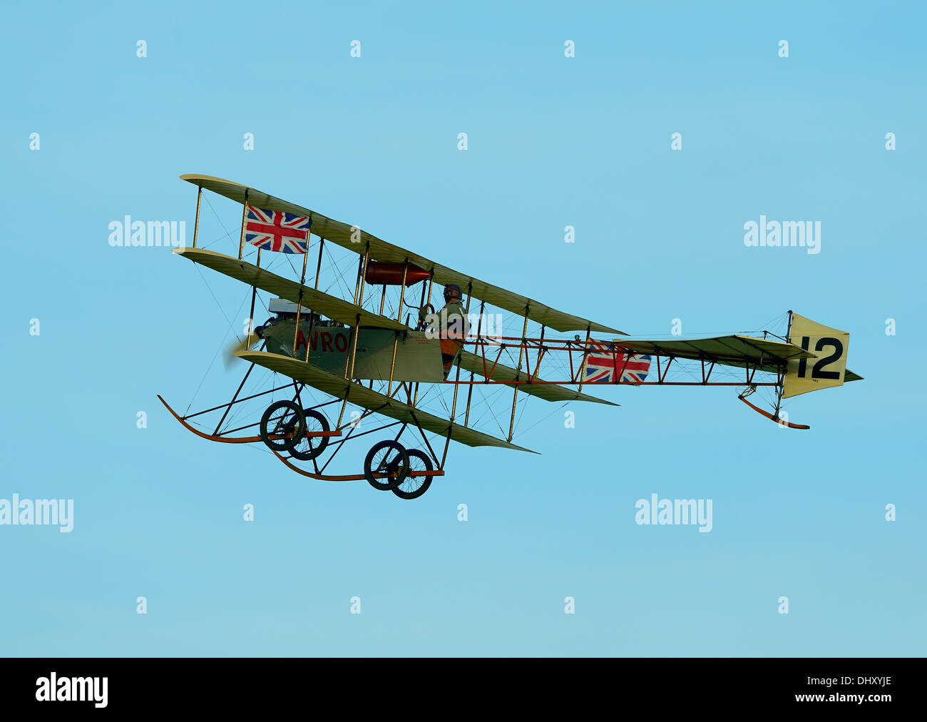 Avro Triplane,that featured in the film'Those magnificent men and their ...