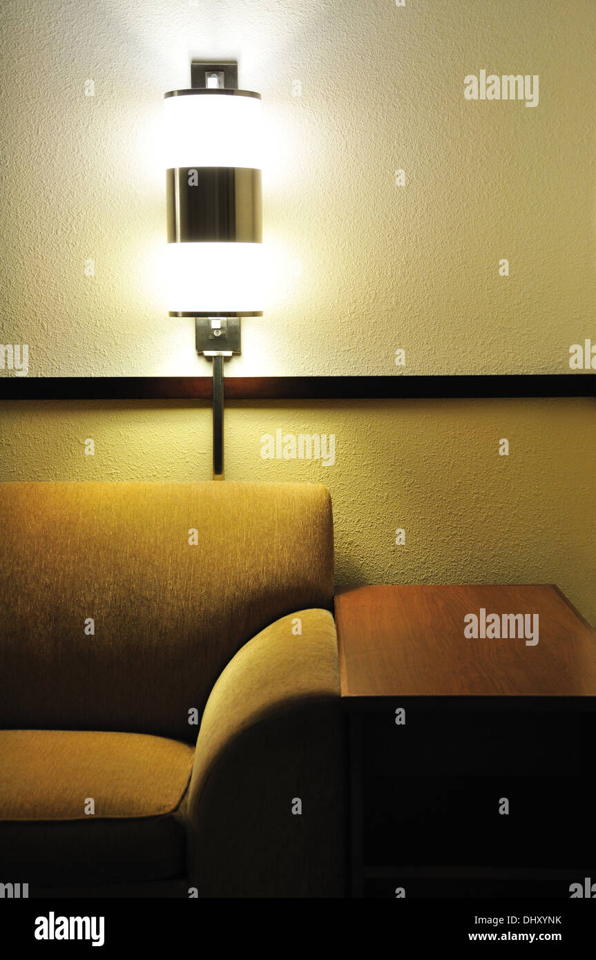 Sofa and lamp Stock Photo - Alamy