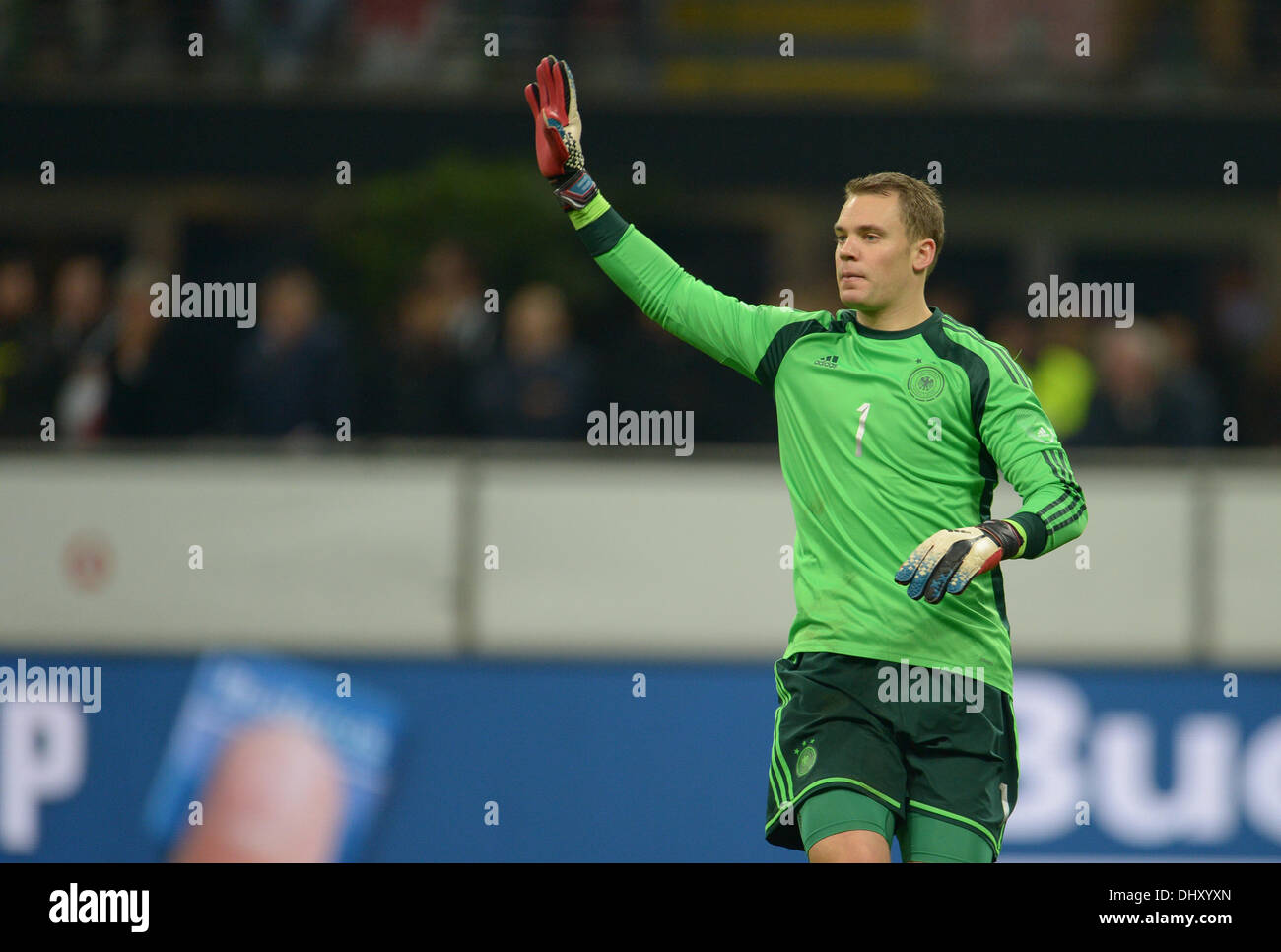 Milan, Italy. 15th Nov, 2013. Germany's goalkeeper Manuel Neuer ...