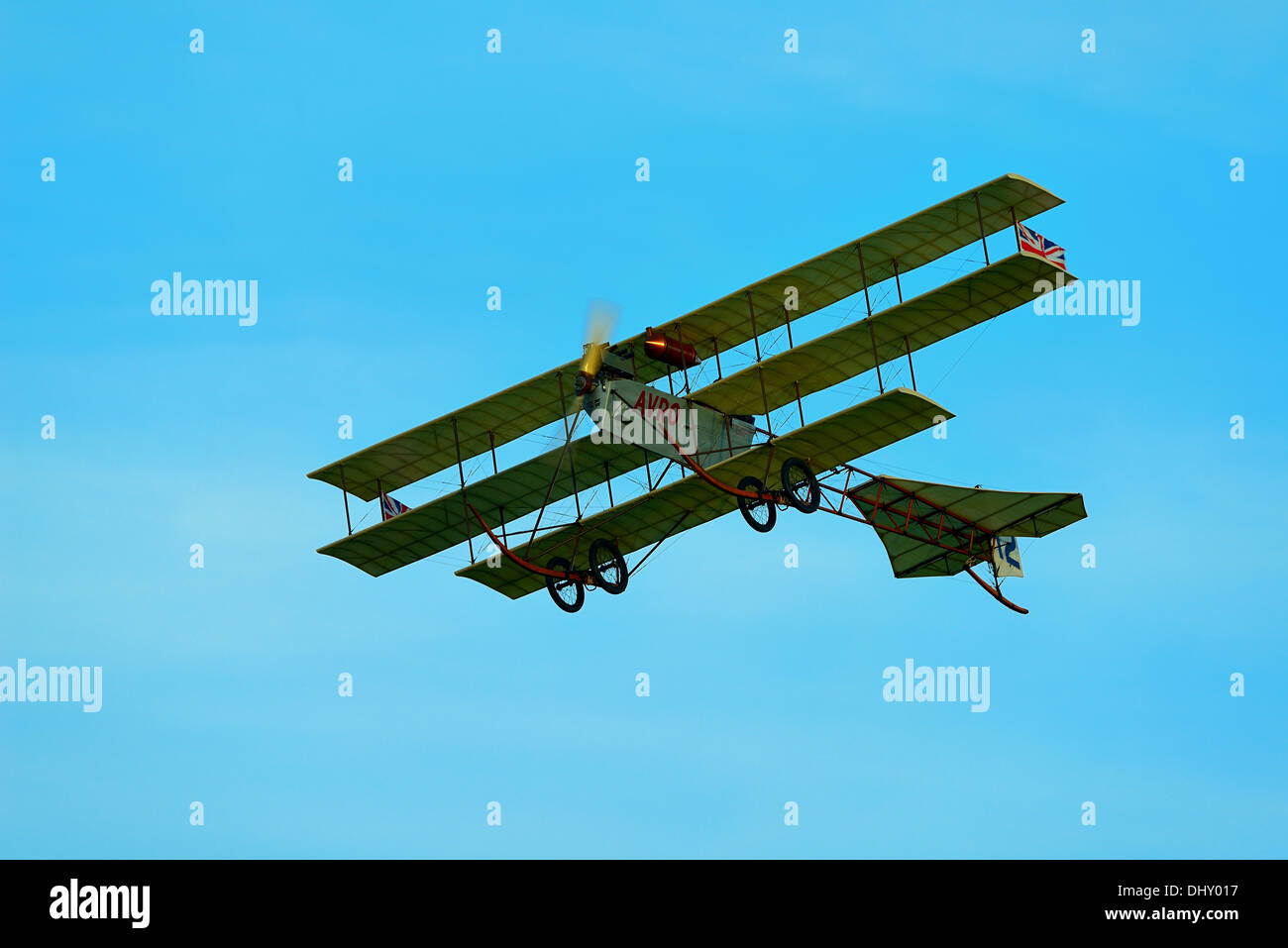 Avro Triplane,that featured in the film'Those magnificent men and their ...