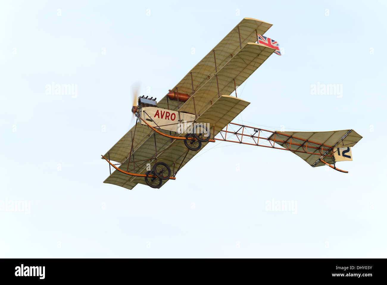Avro Triplane,that featured in the film'Those magnificent men and their ...