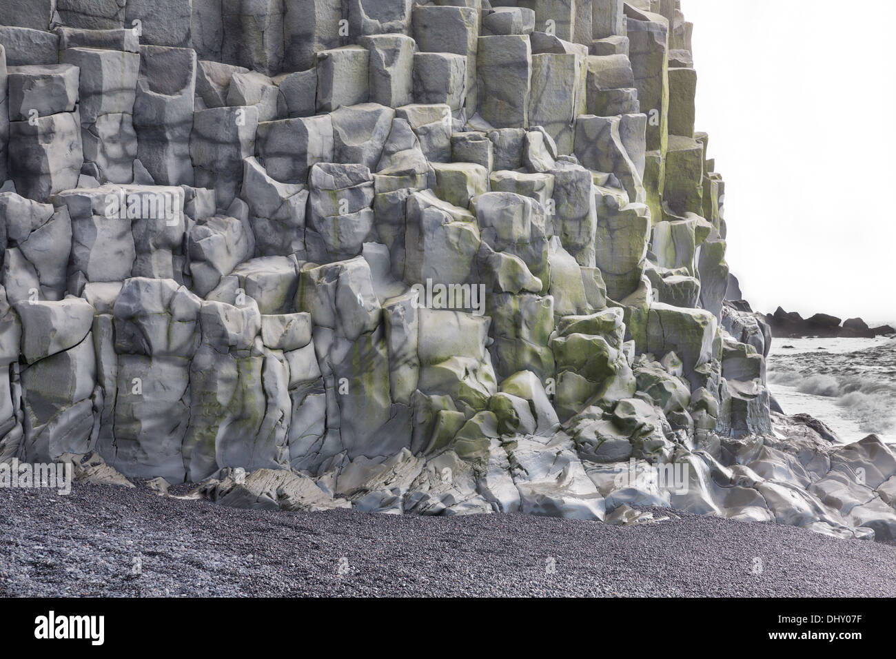 Reynisfjara rock formations Stock Photo - Alamy