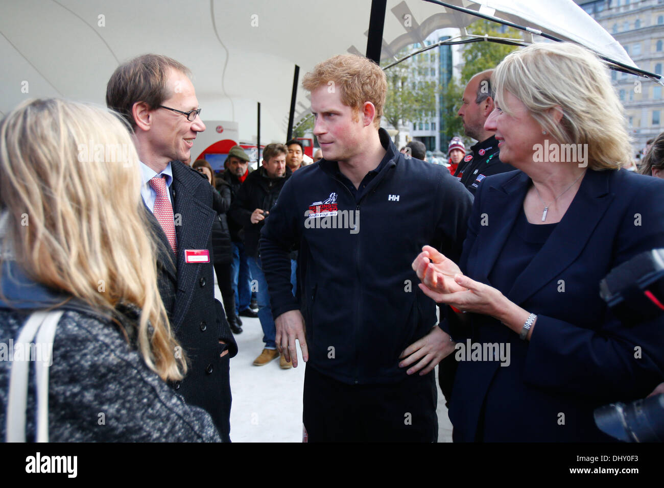 Prince Harry arrives to the Walking With The Wounded Departure Event ...