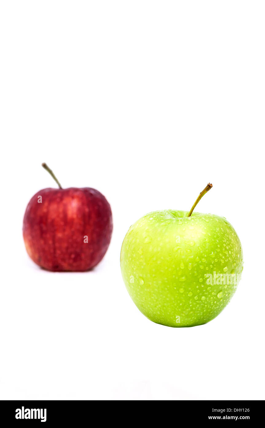 Close up apples drop hi-res stock photography and images - Alamy