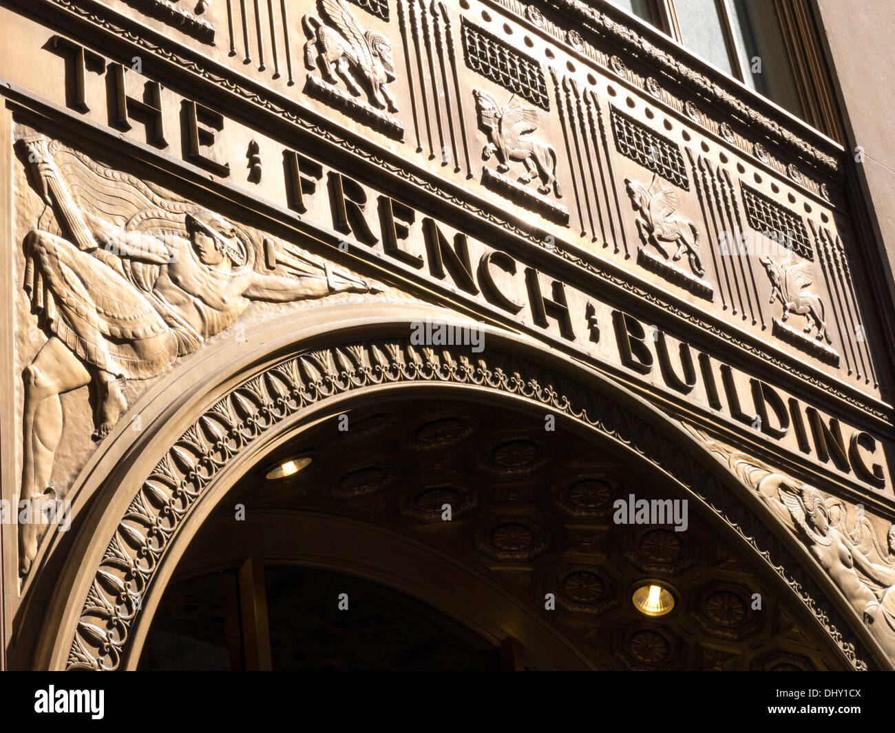 Historic Fred F. French Building, 5th Avenue, NYC Stock Photo - Alamy