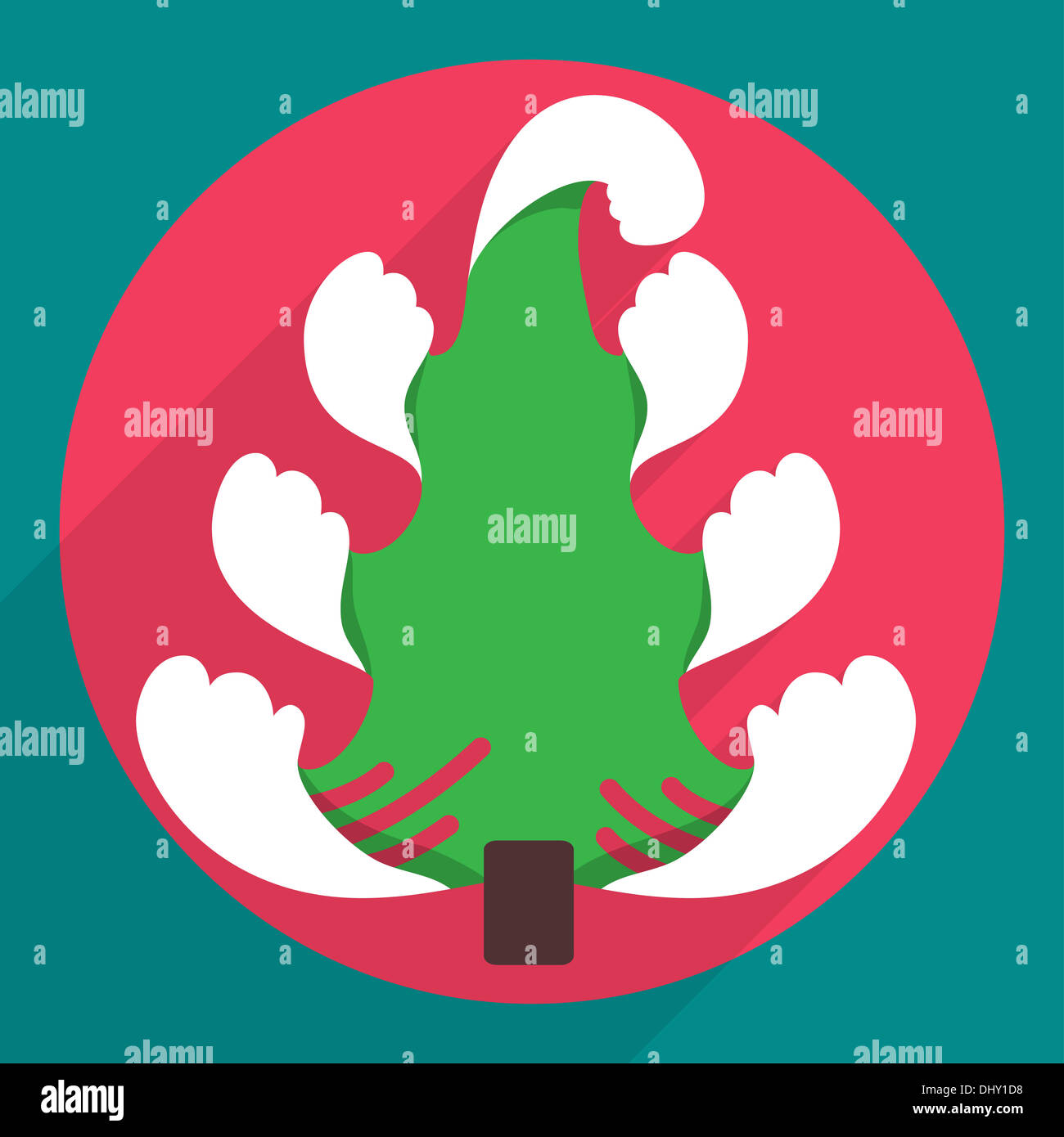 Flat tree icon hi-res stock photography and images - Alamy