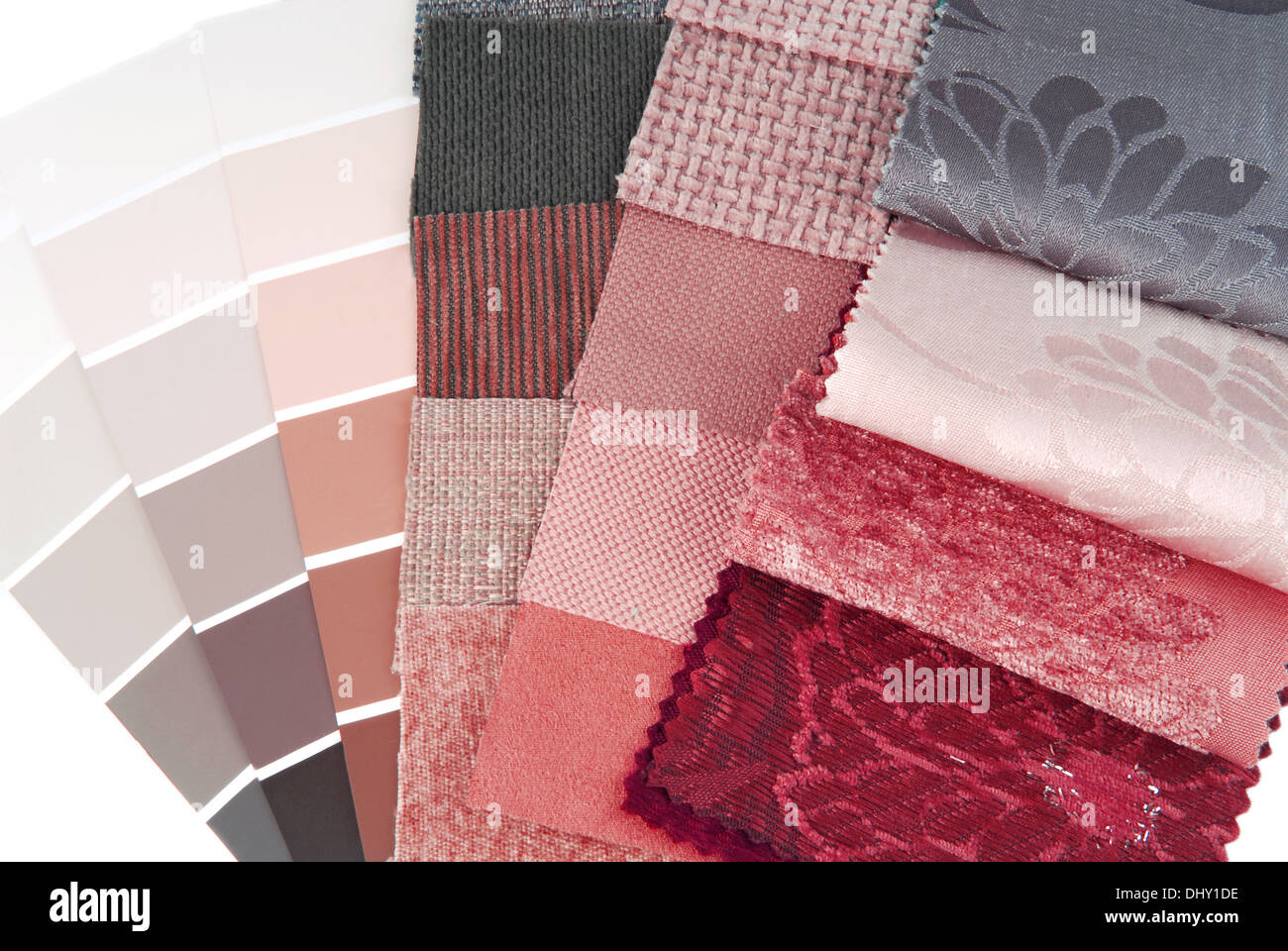 upholstery tapestry and curtain color selection for interior Stock ...