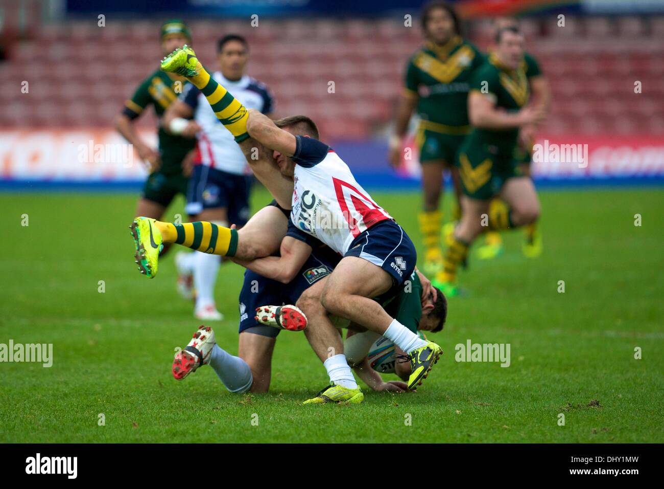 Wrexham, Wales. 16th Nov, 2013. Mike Garvey (USA & Ipswich Jets) during ...