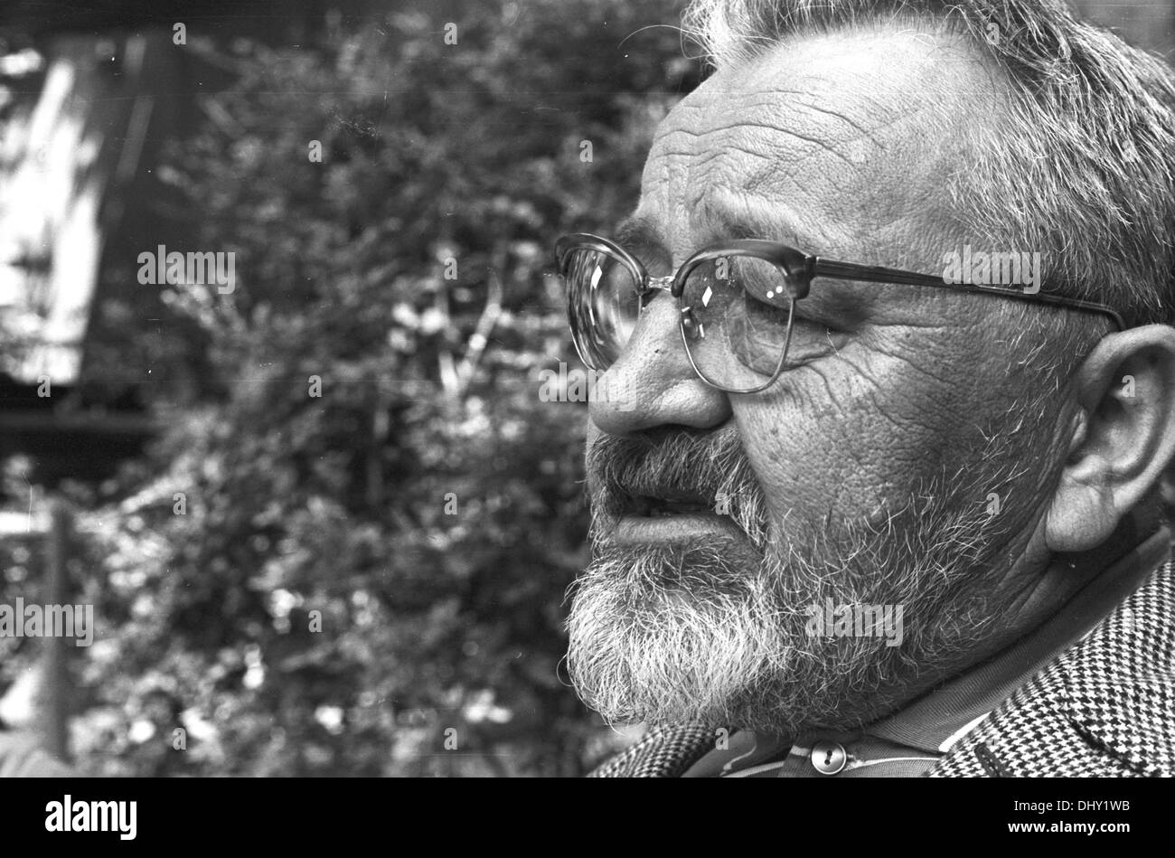 Jan Werich portrait. Czechoslovak film, actor, writer, screenwriter ...