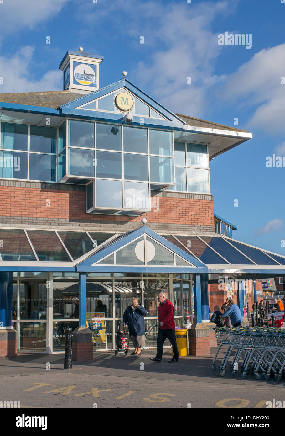 The entrance to Morrison's supermarket in Seaburn, Sunderland, north ...