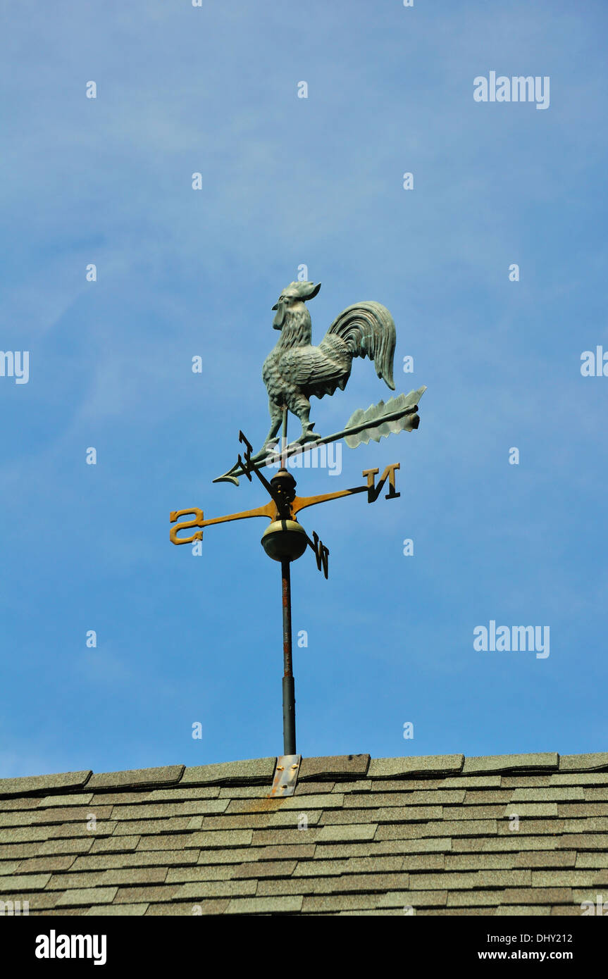 Weathervane on house roof hi-res stock photography and images - Alamy