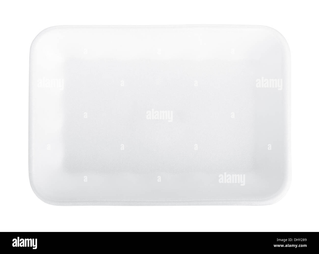 Empty food tray. Isolated on white background Stock Photo - Alamy