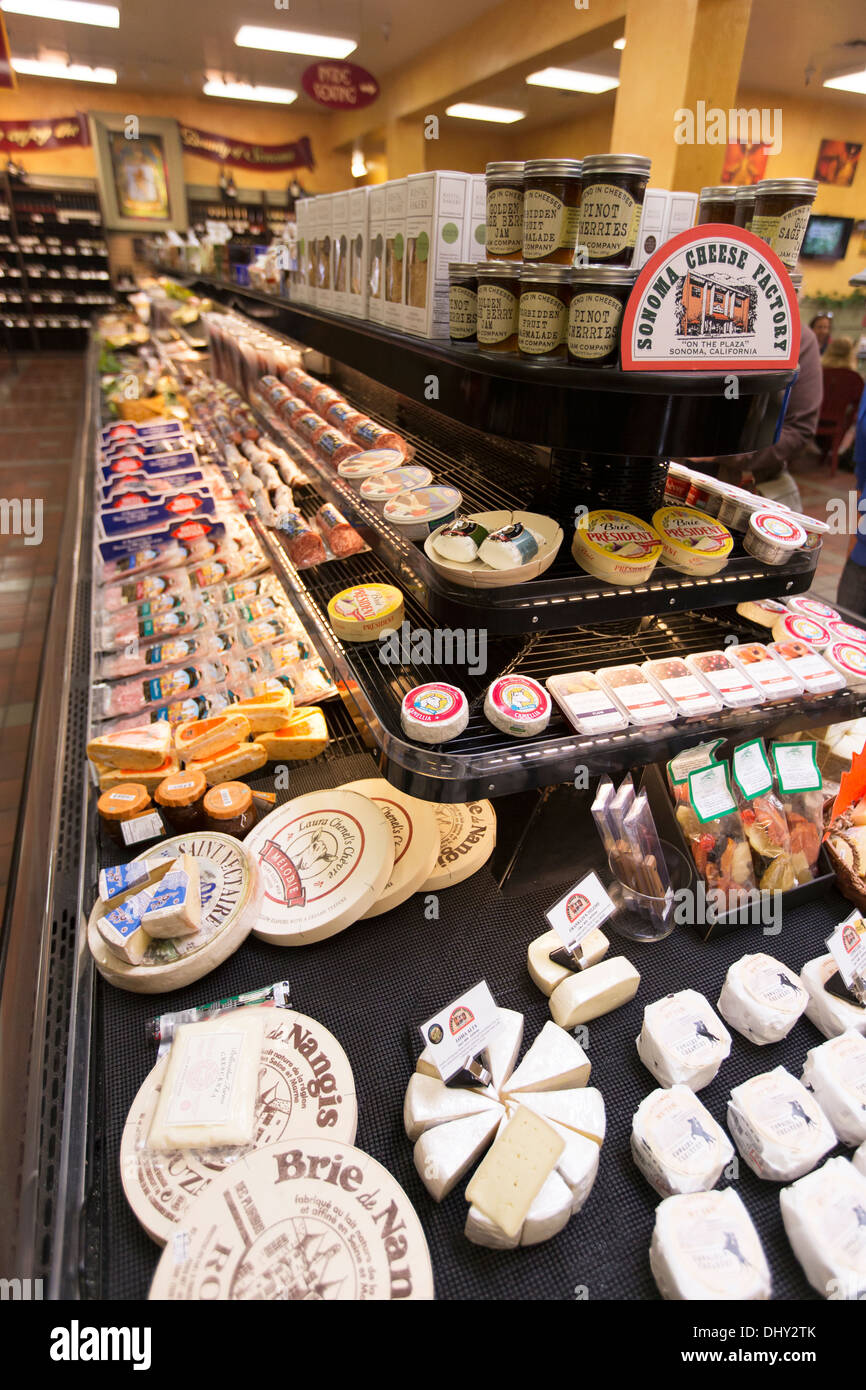 Sonoma Cheese Factory, Sonoma, California, U.S.A Stock Photo - Alamy