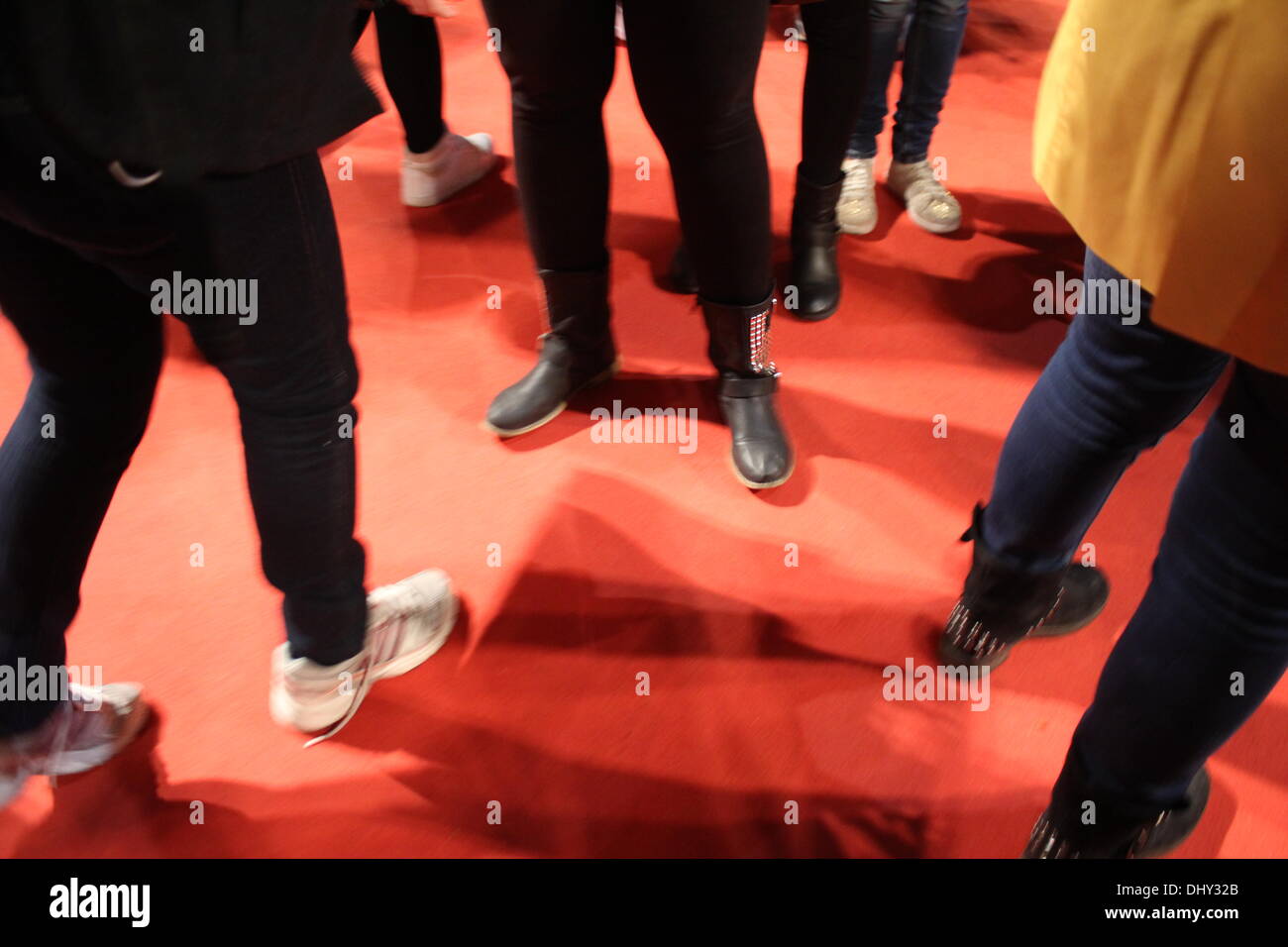 Scene at the Rome International Film Festival at the Auditorium in Rome ...