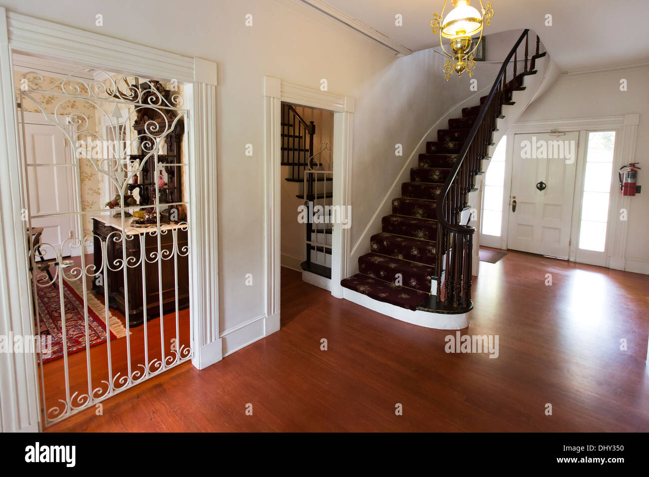 Interior of Lachryma Montis historic home of General Mariano Guadalupe ...