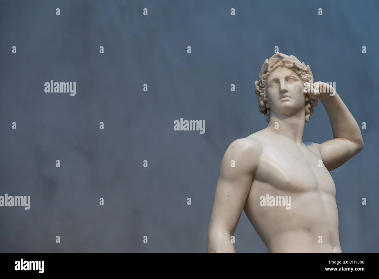 Greek male statue muscle hi-res stock photography and images - Alamy