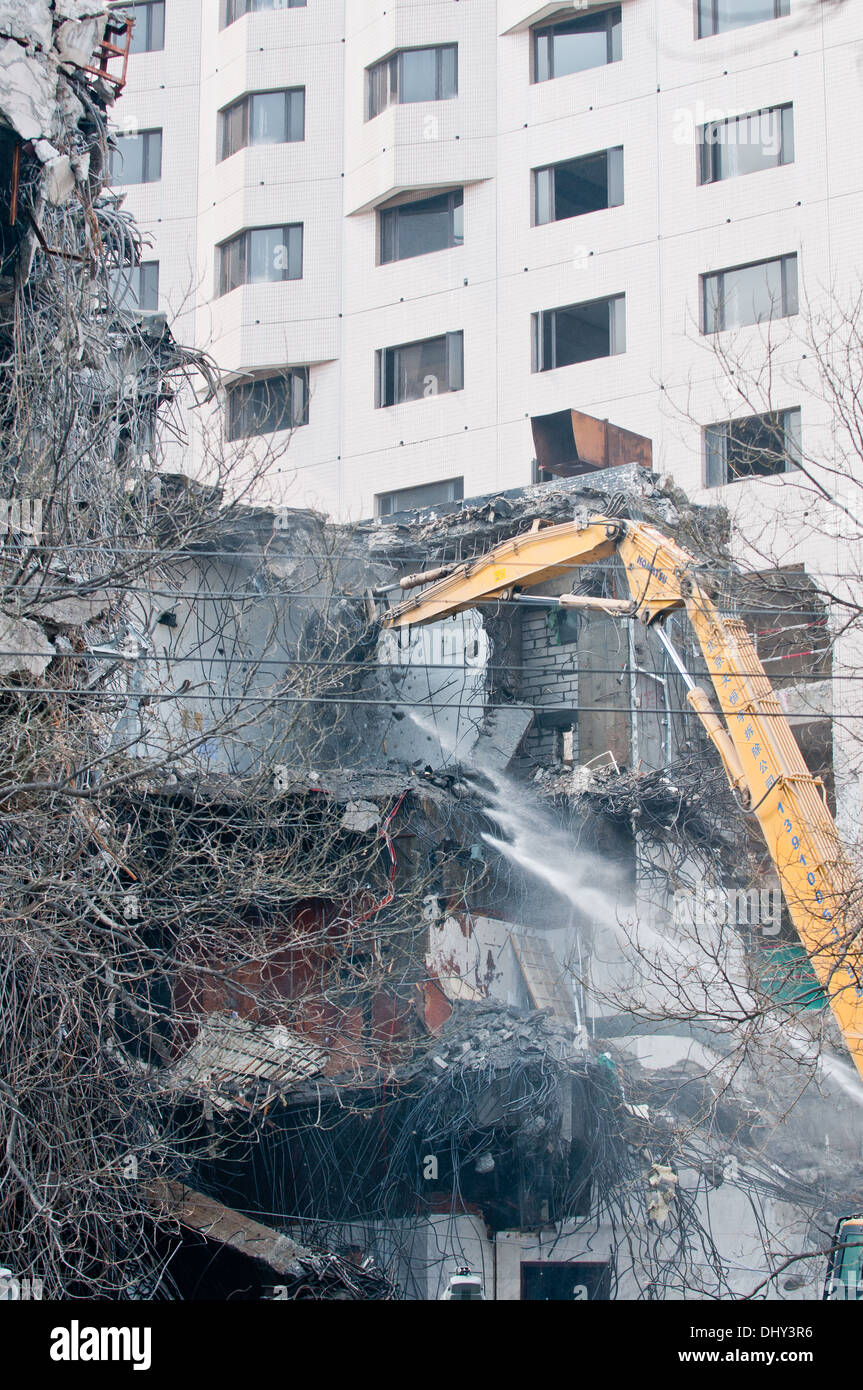 building demolition in Beijing, China Stock Photo - Alamy
