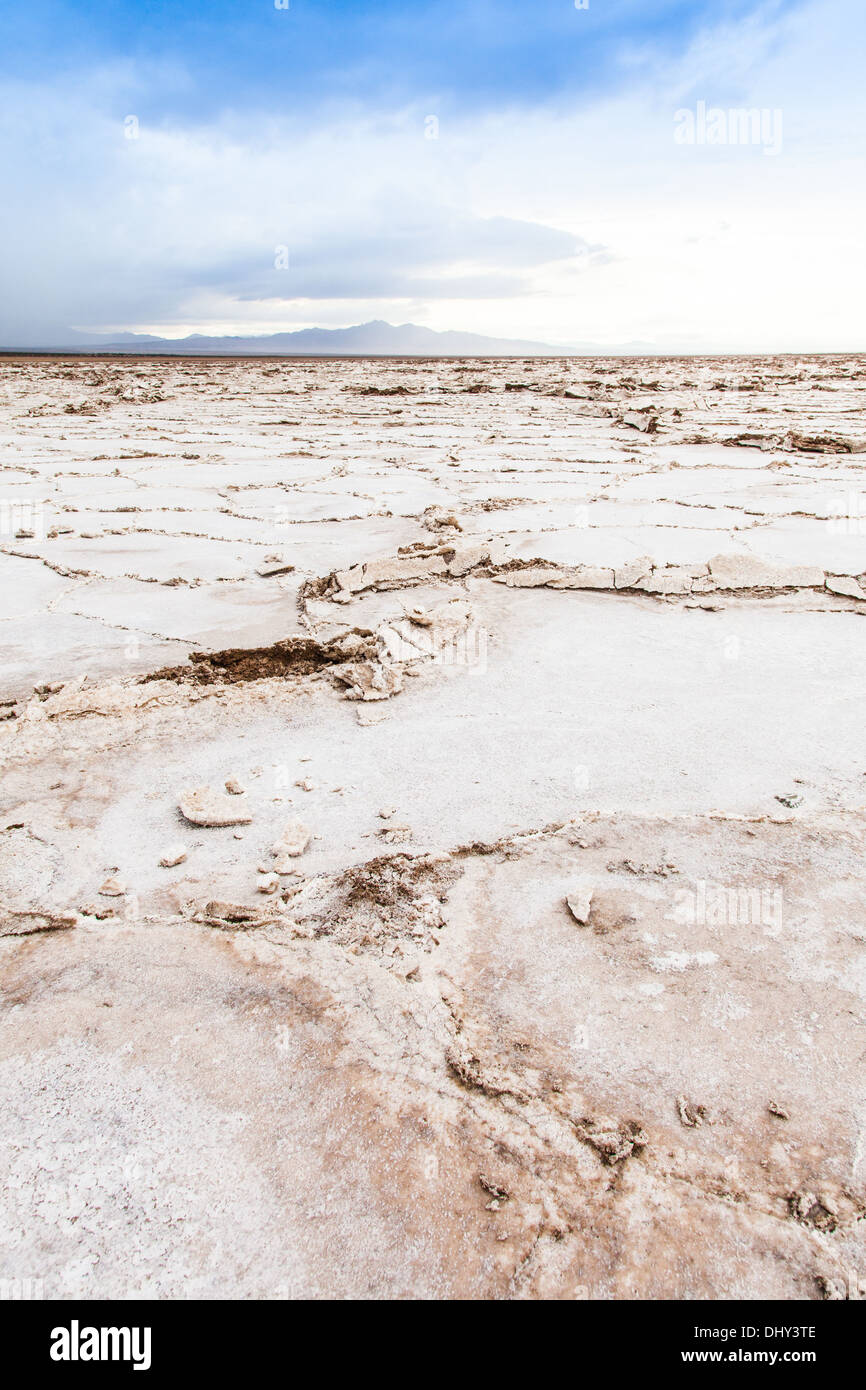 Salt desert close to Amboy, USA. Concept for desertification Stock ...