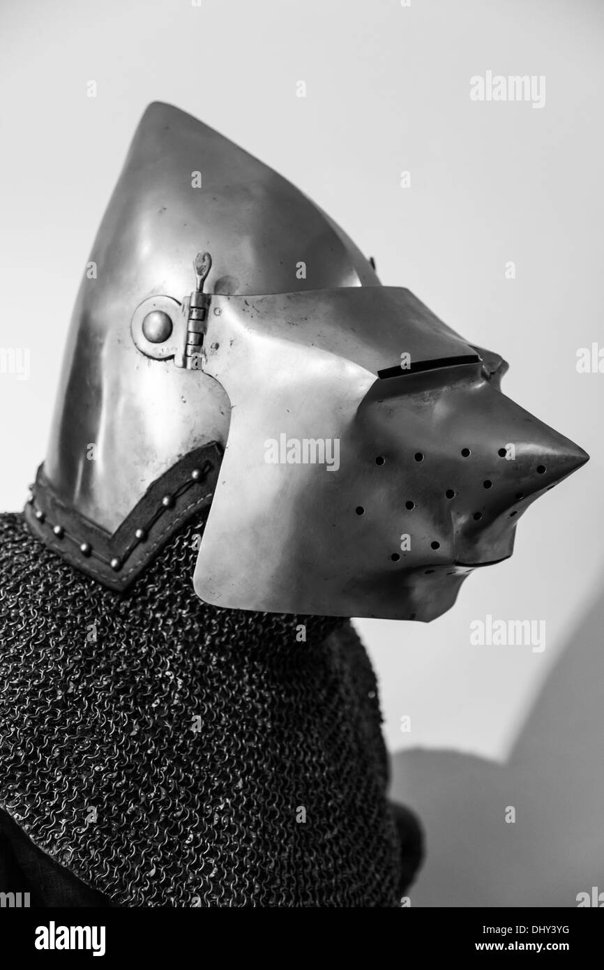 Tuscany, Italy. Detail of an original Medieval armour Stock Photo - Alamy