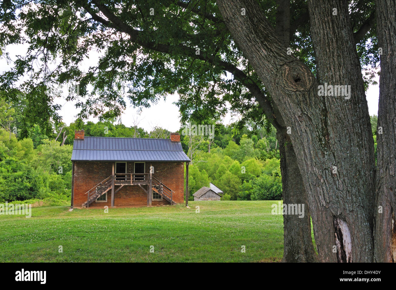 Historic Carnton Plantation, Franklin, Tennessee, USA - slave quarters ...