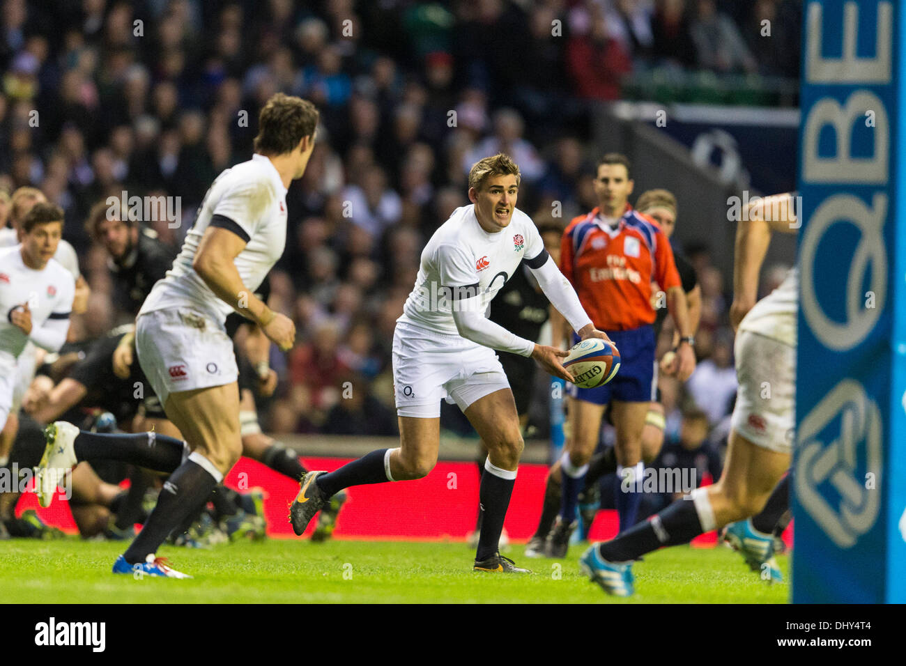 London, UK. 16th Nov, 2013. England replacement outhalf Toby FLOOD ...