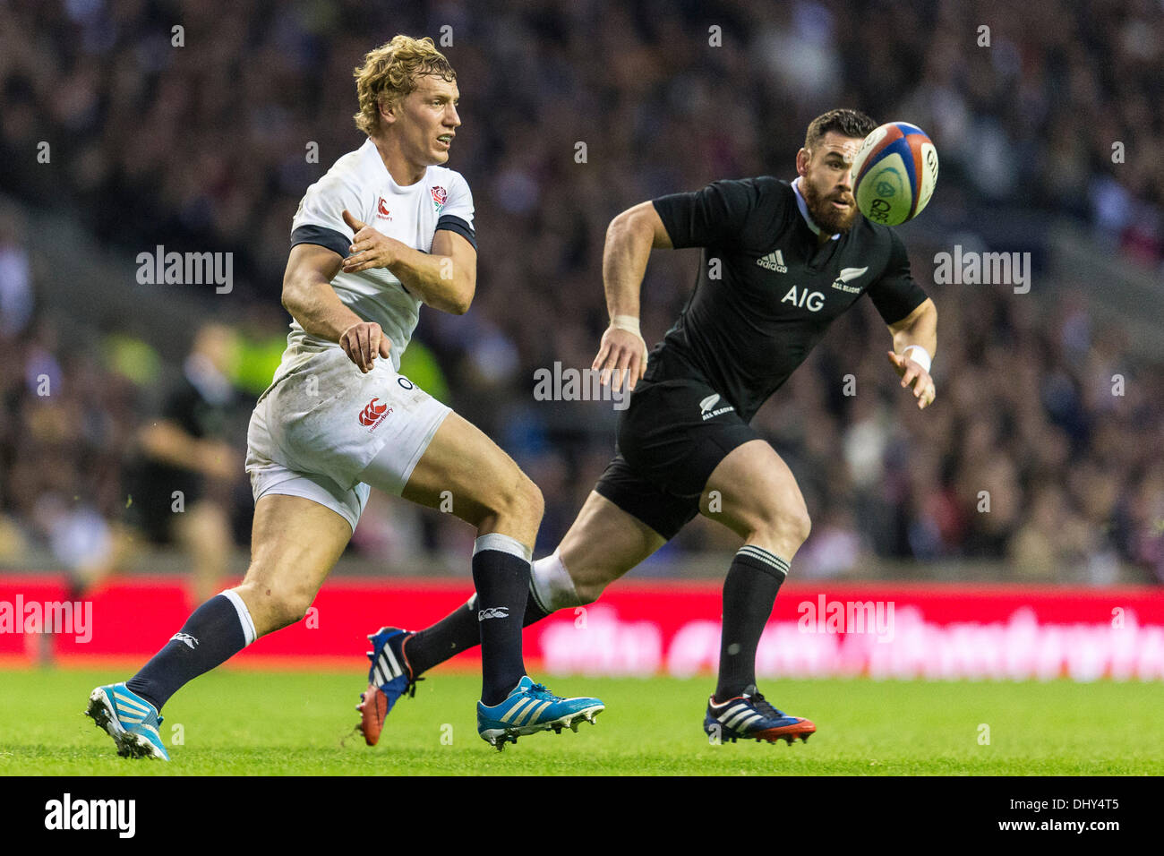 London, UK. 16th Nov, 2013. England centre Billy TWELVETREES during the ...