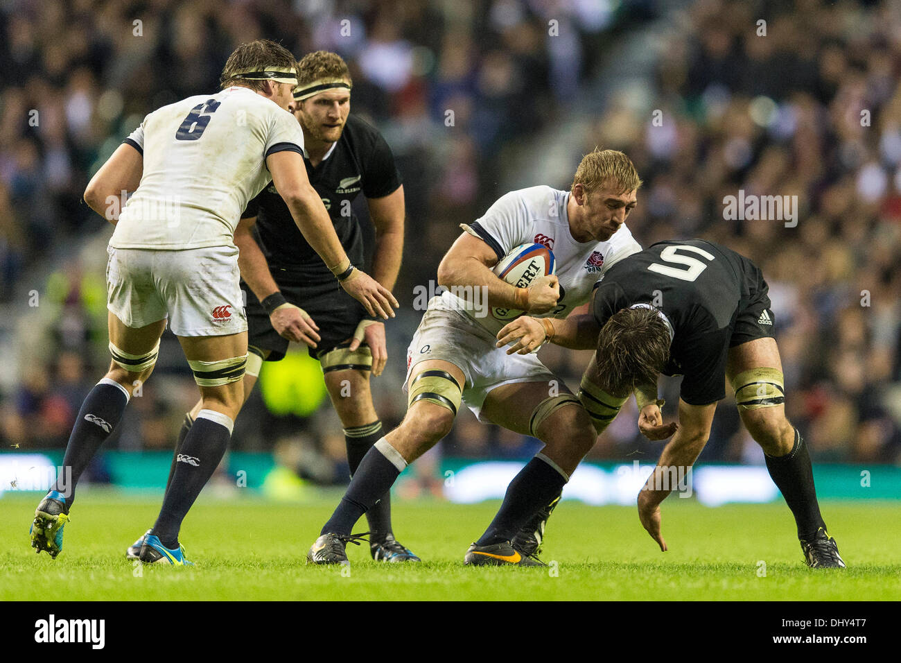 London, UK. 16th Nov, 2013. England openside flanker Chris ROBSHAW ...