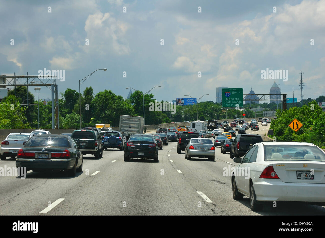Traffic in Atlanta, Georgia, USA Stock Photo - Alamy