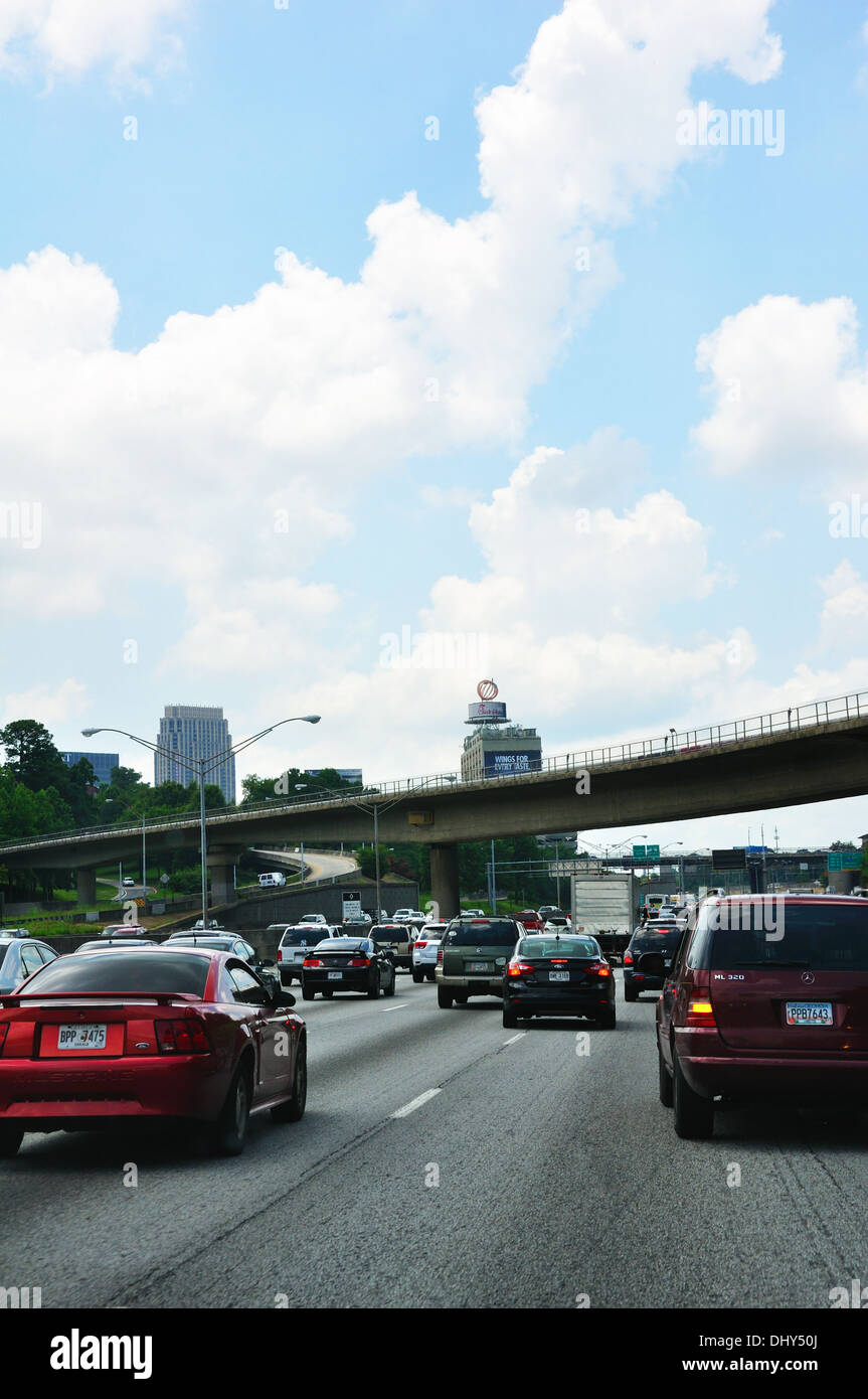 Traffic in Atlanta, Georgia, USA Stock Photo - Alamy