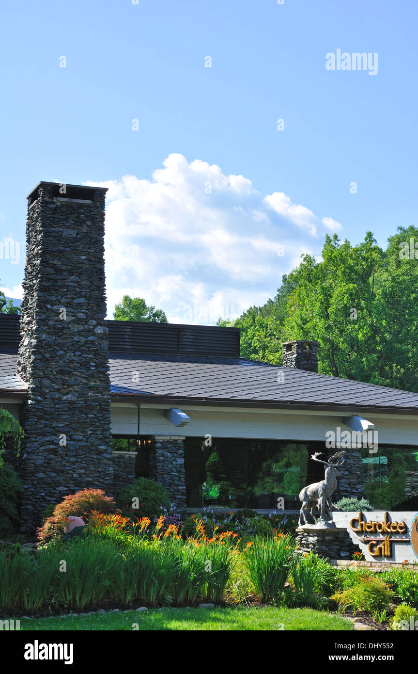 Cherokee Grill & Steakhouse restaurant, Gatlinburg, Tennessee, USA ...