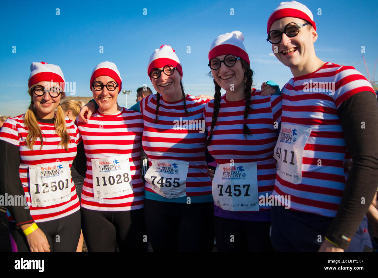 Battersea, London, UK. 16th November 2013. Women dressed as Wally from ...