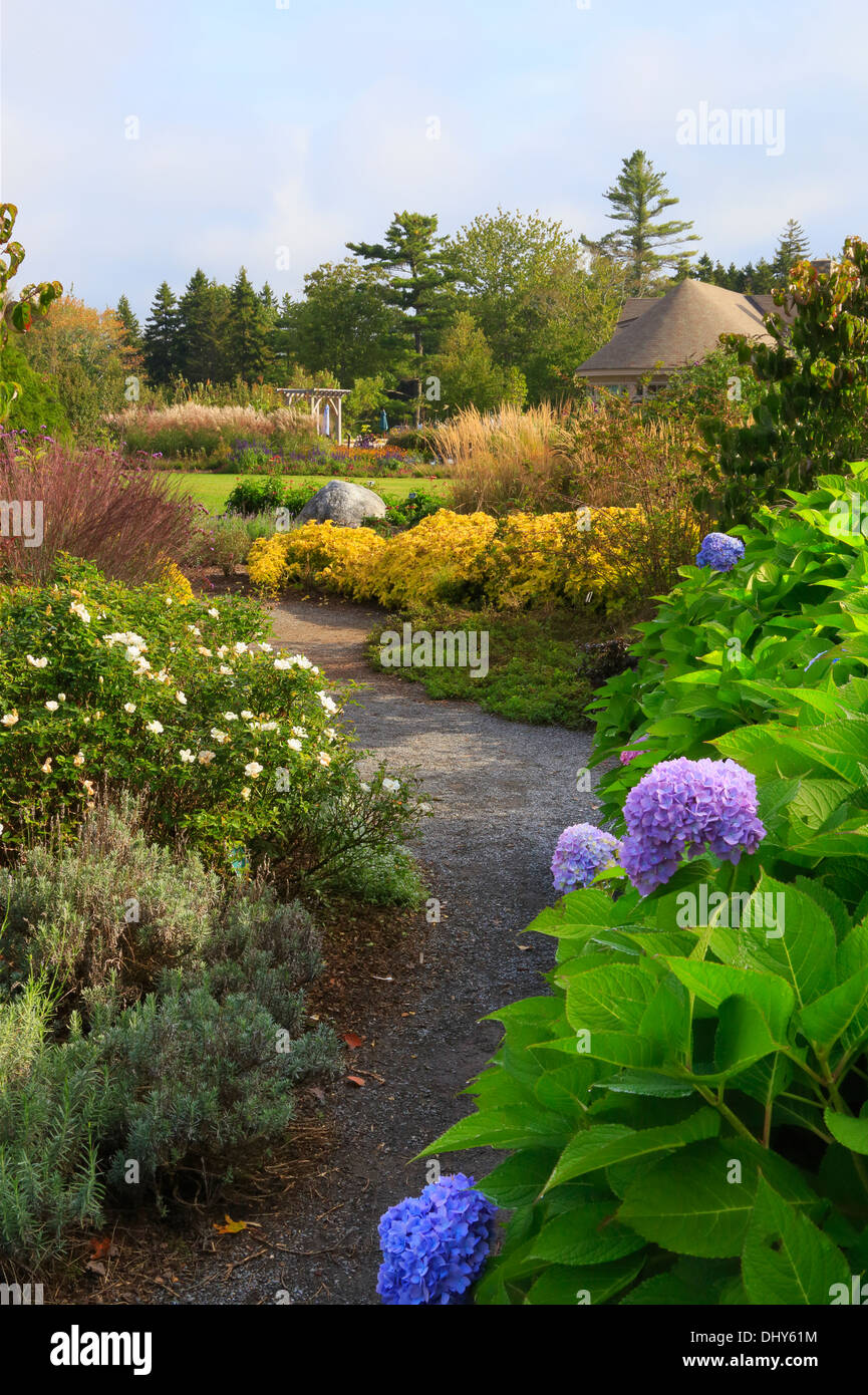 Rose and Perennial Garden, Coastal Maine Botanical Gardens, Boothbay ...