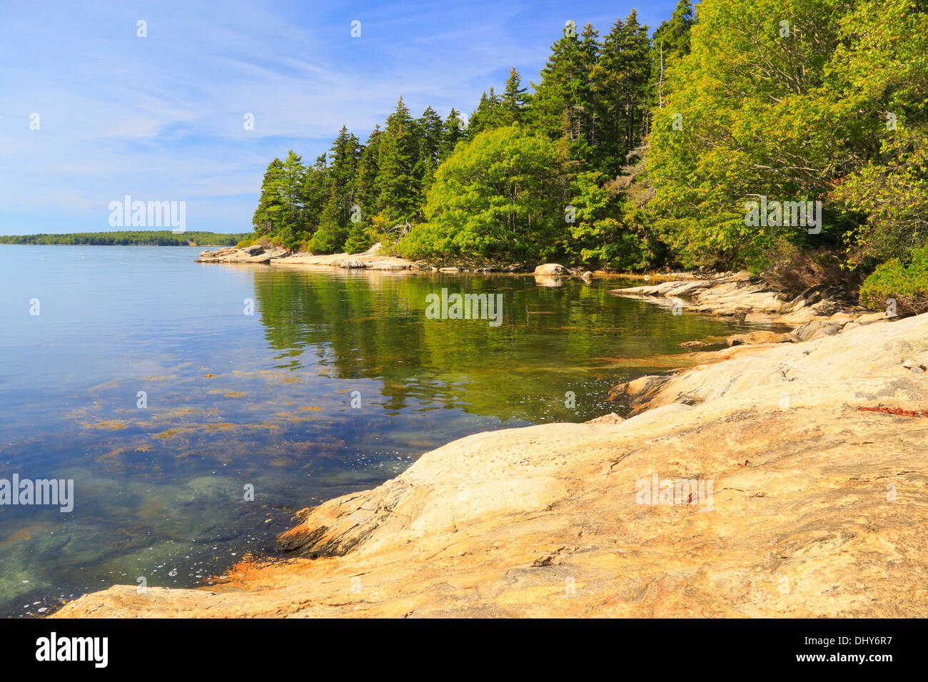 Porter Preserve, Boothbay, Maine, USA Stock Photo - Alamy